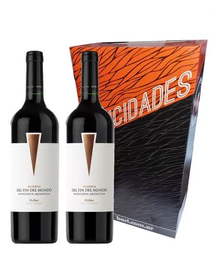 Estuche Regalo X2 Vino Del Fin Del Mundo Reserva Malbec