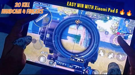 Xiaomi Pad Pubg Handcam Solo Vs Squad Fingers Gameplay Smooth