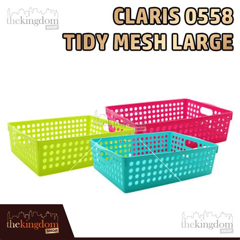 Jual Claris 0558 Cool Tidy Mesh Large Wadah Keranjang Container Plastik