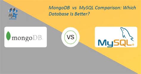 mongodb vs mysql comparison which database is better
