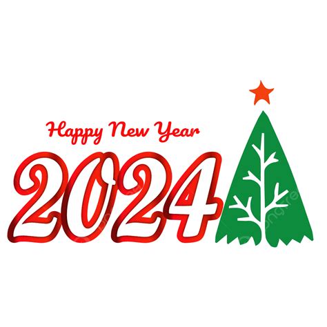 Feliz Navidad Bienvenido Año Nuevo 2024 Vector PNG dibujos Feliz