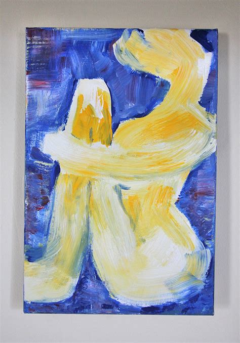 Abstract Painting Abstract Naked Woman Original Acrylic Painting On