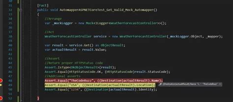 Unit Test And Mock Automapper In Asp Net Core Thecodebuzz