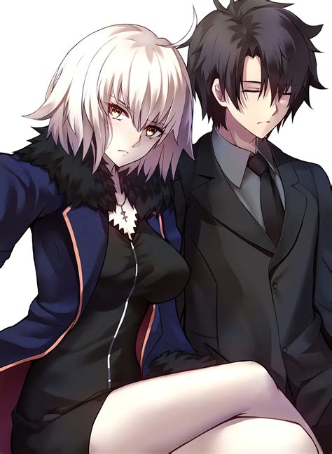 Fujimaru Ritsuka Jeanne D Arc Alter Jeanne D Arc Alter And Fujimaru