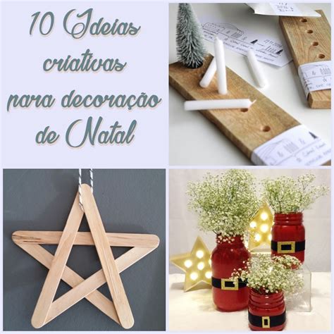 10 Ideias criativas para decoração de Natal Blog de Decoração Reciclar