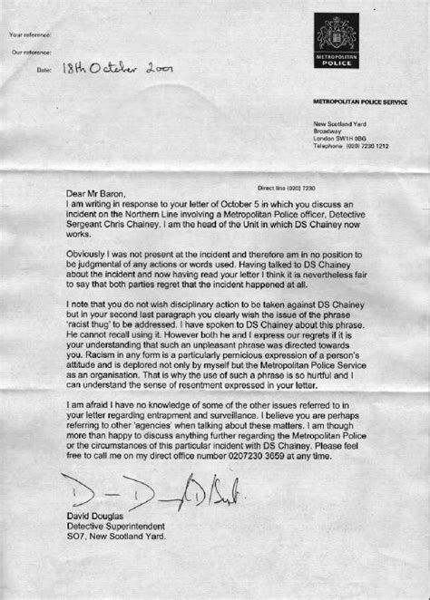 How To Write A Complaint Letter About A Police Officer