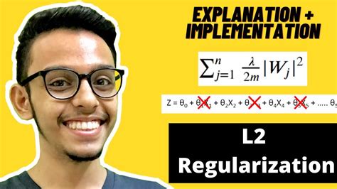 L Regularization Neural Network In Python From Scratch Explanation