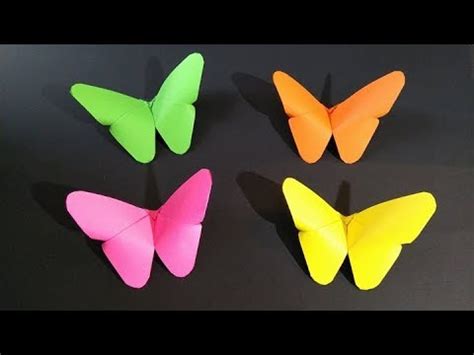 Origami Mariposa de Papel Facil y Rápido Easy Paper Butterfly Origami