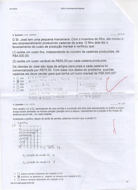 Introdução ao Cálculo 2 4 2014 2 av2 Introdução ao Cálculo Diferencial
