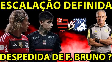 ESCALAÇÃO DO FLAMENGO DEFINIDA TITE MUDA NOVAMENTE E FAZ MUDANÇAS NO