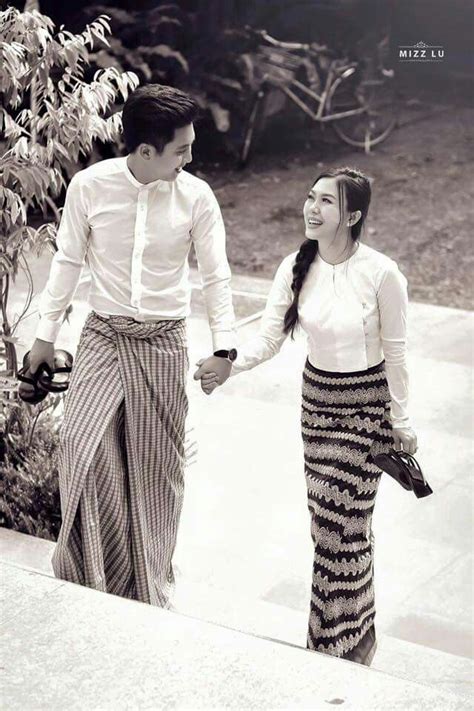 Pin By Phong On Beautiful Myanmar Outfit Simple Dress Casual Pre Wedding Photoshoot Outfit