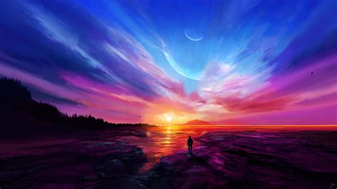 Details Anime Sunset Wallpaper K Best In Cdgdbentre