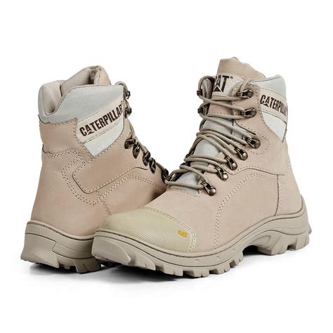 Bota Coturno Caterpillar Masculino Adventure Em Couro Legitimo