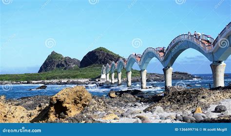 Sanxiantai Dragon Bridge Editorial Photo Image Of Outdoor 136699716