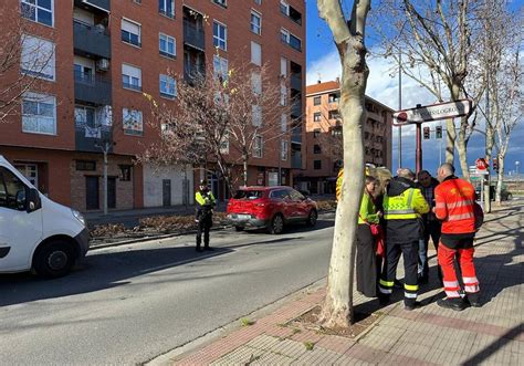 Hombre de 54 años resulta herido tras sufrir accidente en Logroño