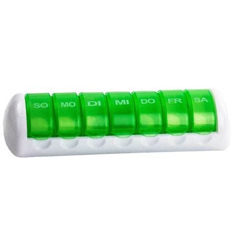 Pillenbox Tablettenbox Tag Pillendose Medikamentenbox Tablettendose