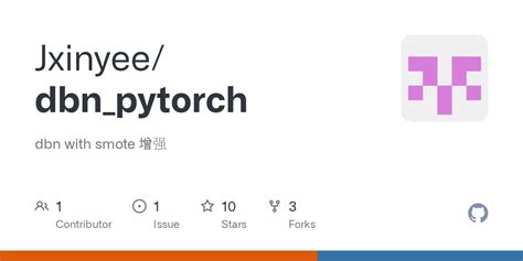 Dbn Pytorch Exercise Ipynb At Master Jxinyee Dbn Pytorch GitHub