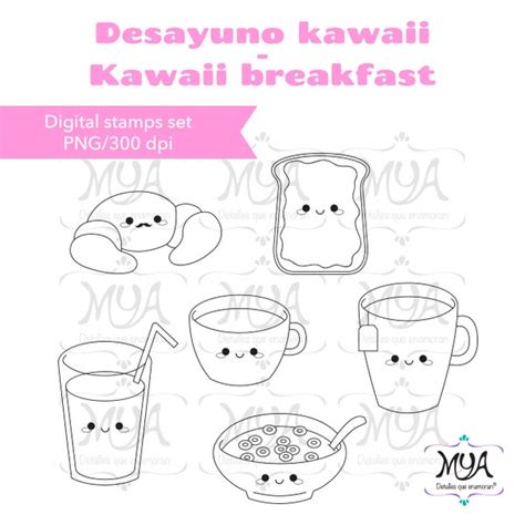 Kawaii Breakfast Etsy