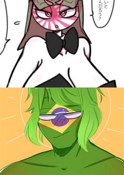 Two Cartoon Faces With Different Hair Colors