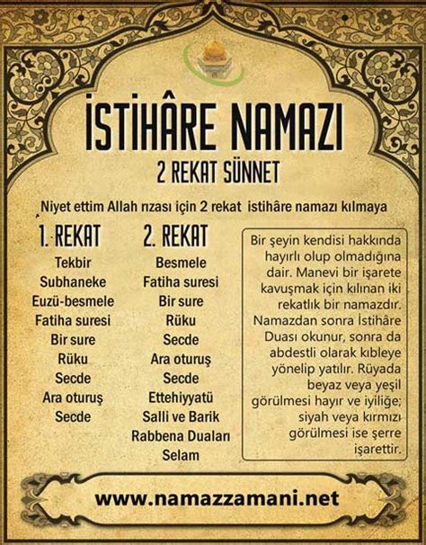 istihare namazı nasıl kılınır kadınlar için bilgi90