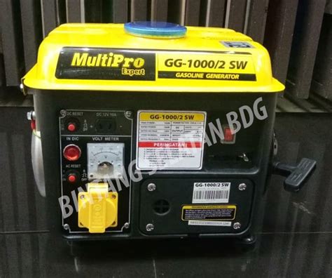 Jual Multipro GG 1000 2 SW Genset Portable Generator Set Di Lapak