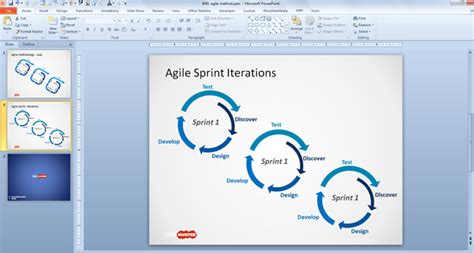 Free Agile Methodology Powerpoint Template Presentation Slides