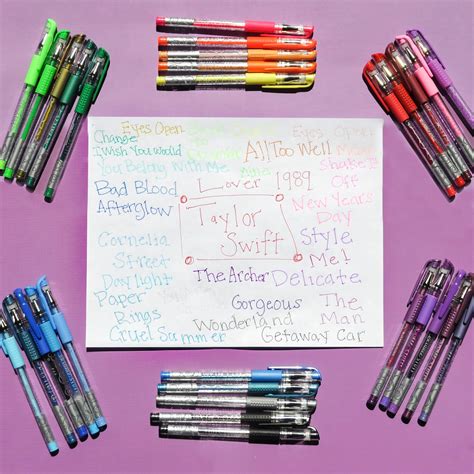 Scribble Stuff Felt Tip Pens And Gel Pens Jenny S Crayon Collection