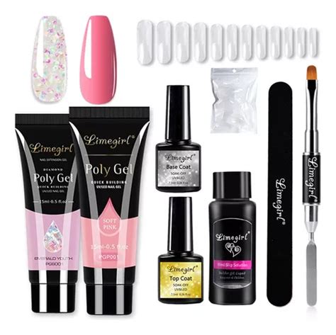 Kit Uñas De Polygel Acrylic Poligel Construction Kit 8 Pas Meses sin