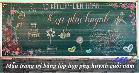 Hướng dẫn trang trí bảng họp phụ huynh mới nhất ấn tượng nhất Sửa