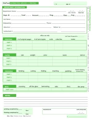 Fillable Online Resources Depaul Job Ticket DePaul University