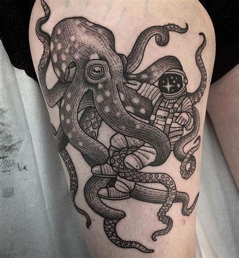 Octopus Thigh Tattoo Designs Ideas And Meaning Tattoos For You