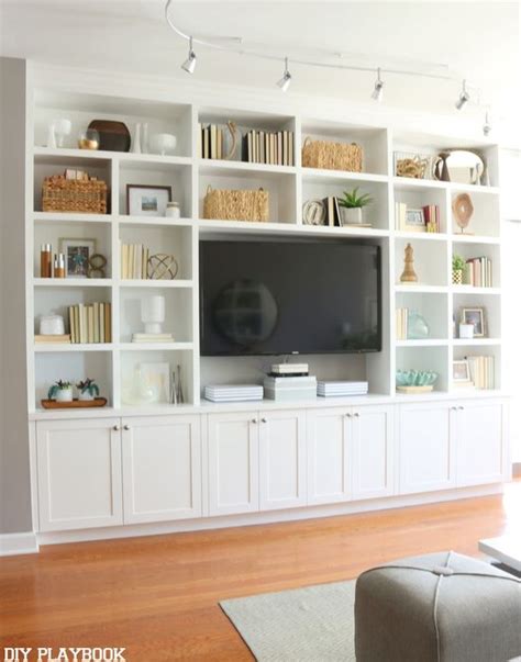 Built In Shelves Tv