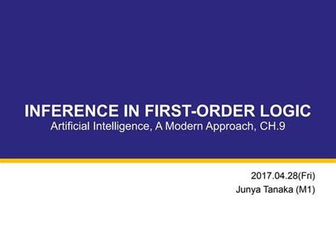 predicate logic 2 artificial intelligence
