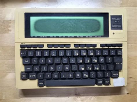 VINTAGE TANDY TRS 80 Model 102 Portable Laptop Computer Working