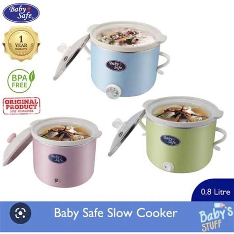 Jual Baby Safe Slow Cooker 1 2 Liter LB007 D Timer Shopee Indonesia