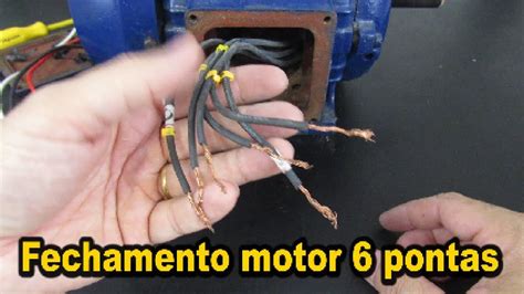 Fechamento Motor 6 Pontas 220v BRAINCP