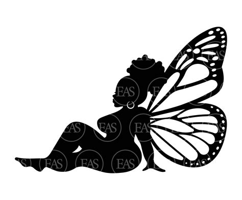 Butterfly Afro Mudflap Girl Svg Thick Curvy Woman Chubby Etsy Australia