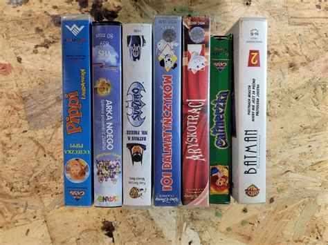 Duża kolekcja kasety VHS Bajki VHS 54 sztuki Skoczów Licytacja na