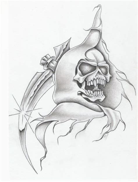 Grim Reaper II By Markfellows On DeviantArt In 2023 Reaper Drawing
