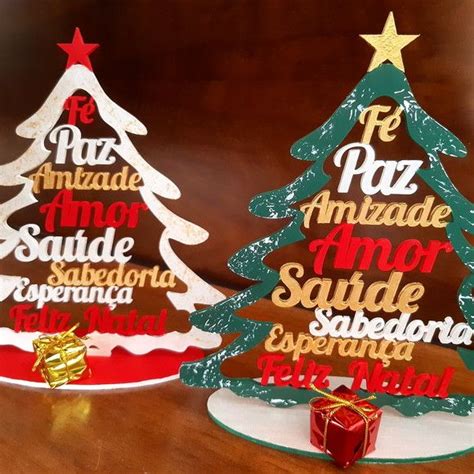 Árvore de Natal palavras positivas opção de escolha da cor verde