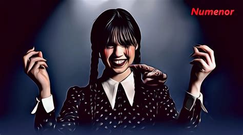 Wednesday Addams Tickled By Thing Cartoon Version By Numenor2019 On Deviantart