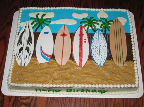 Surfer Cake Birthday Cakes Surf Birthday Surfer Cake Birthday