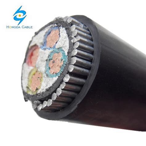 Four Cores Armored Cable Cu XLPE PVC Swa PVC Armored Cable 6 10 16 25
