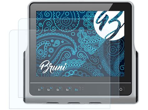 BRUNI 2x Basics Clear Schutzfolie für ads tec VMT9112 SATURN
