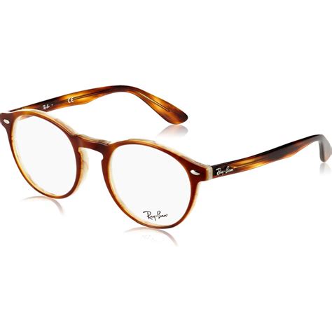 Ray Ban Herren Brillengestell 0rx 5283 5677 51 Braun Top Havana Brown