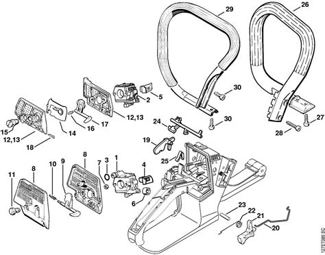 A Visual Guide To Stihl Ms Chainsaw Parts