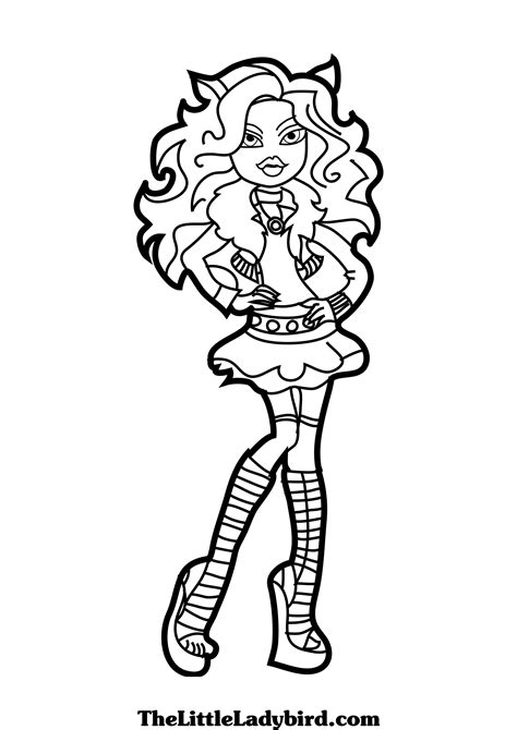 154 dessins de coloriage monster high à imprimer sur LaGuerche Page 3