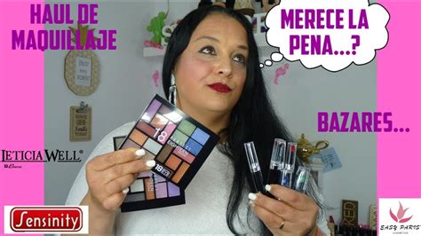 HAUL MAQUILLAJE LOW COST DE BAZAR YouTube