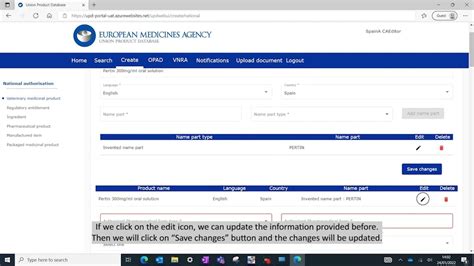 Union Product Database How To Fill Veterinary Medicinal Product For