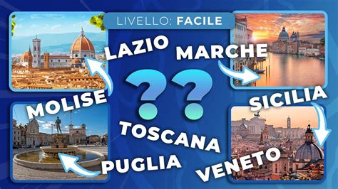 Indovina La REGIONE Dal CAPOLUOGO Quiz FACILE YouTube
